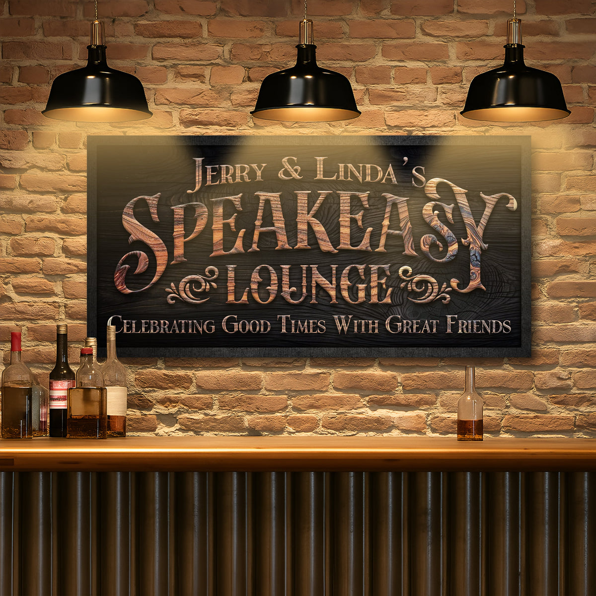 Speakeasy Lounge Wall Sign – Signastyle Home
