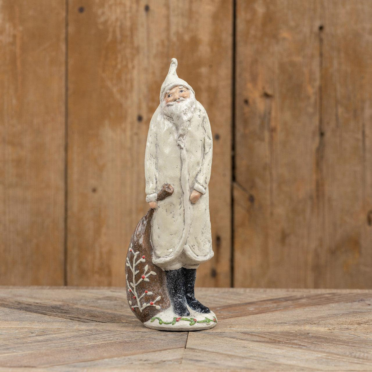 Ivory Santa with Bag – Signastyle Home