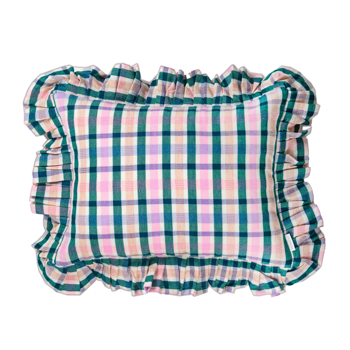 Archive NY Lola Ruffle Plaid Pillow – Signastyle Home